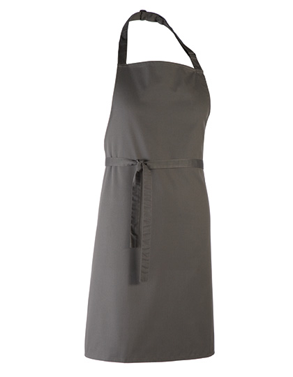 Zástěra Premier Workwear Colours Collection Bib Apron Dark Grey 72 x 86 ...