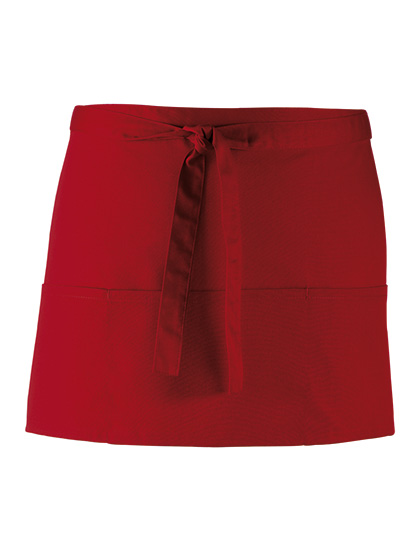 Zástěra Premier Workwear Colours Collection 3-Pocket Apron Burgundy 60 ...